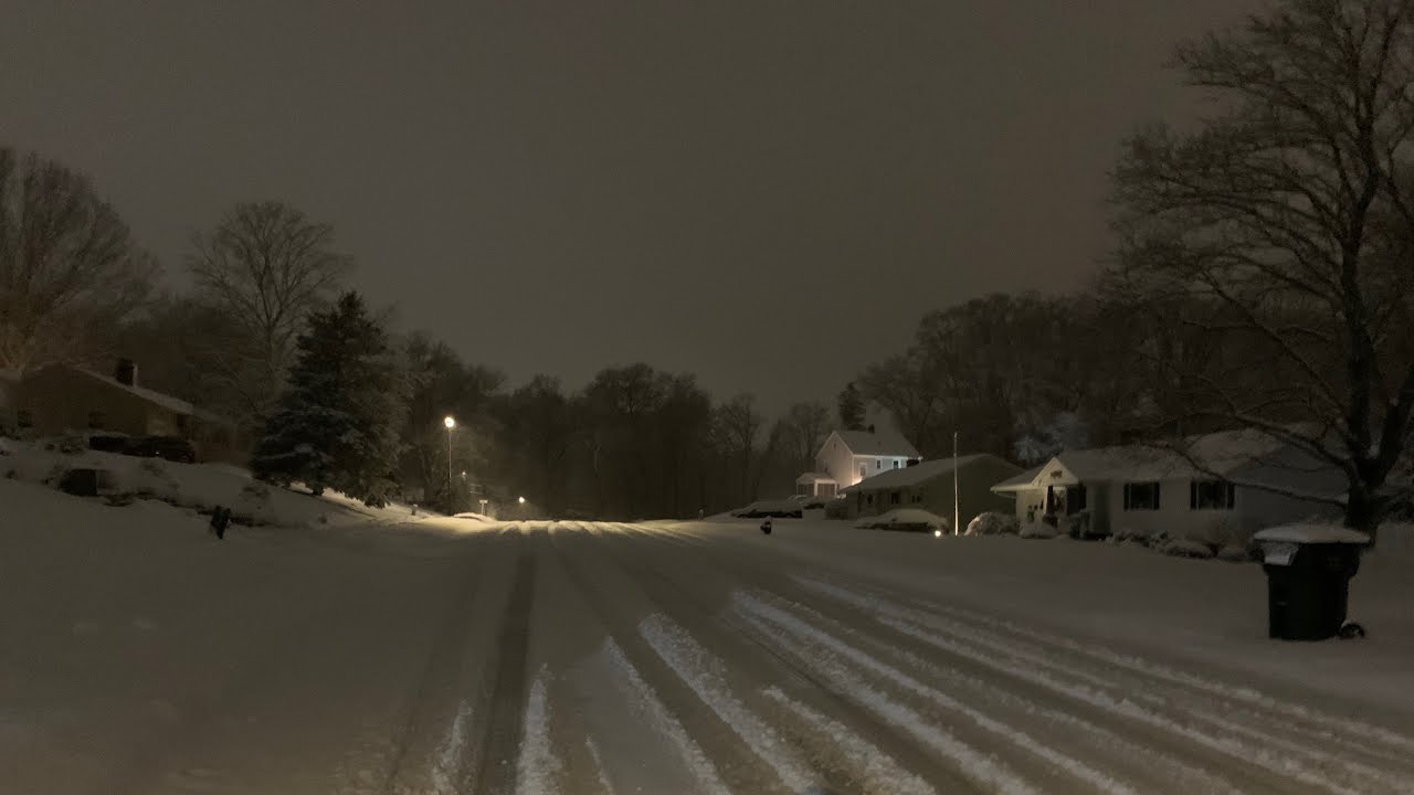 First Winter Storm Of the Season (Pictures) - YouTube