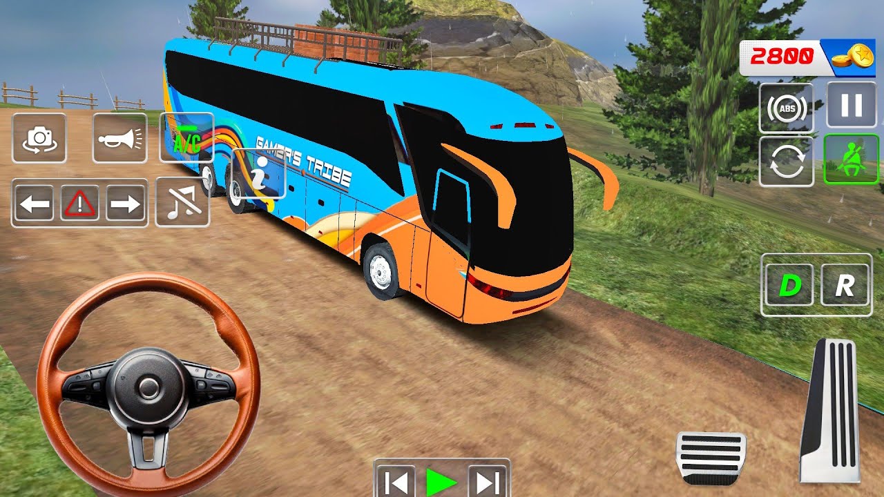 Real Bus Driving Games 2025 | Coach Bus Realistic Offroad Driving 3D ...