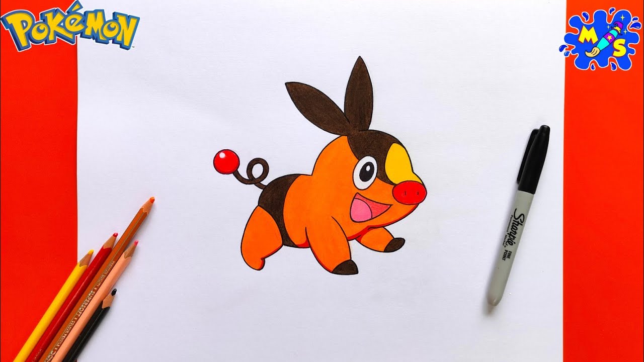Pokemon Drawing || How to Draw Tepig from Pokemon Easy - YouTube