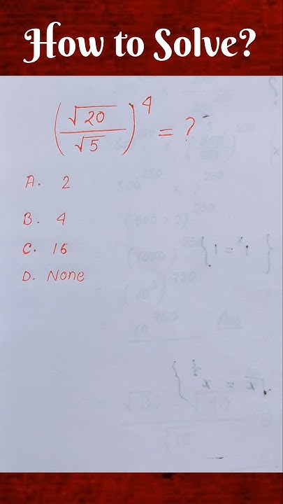 nice exponential math problem #shorts - YouTube