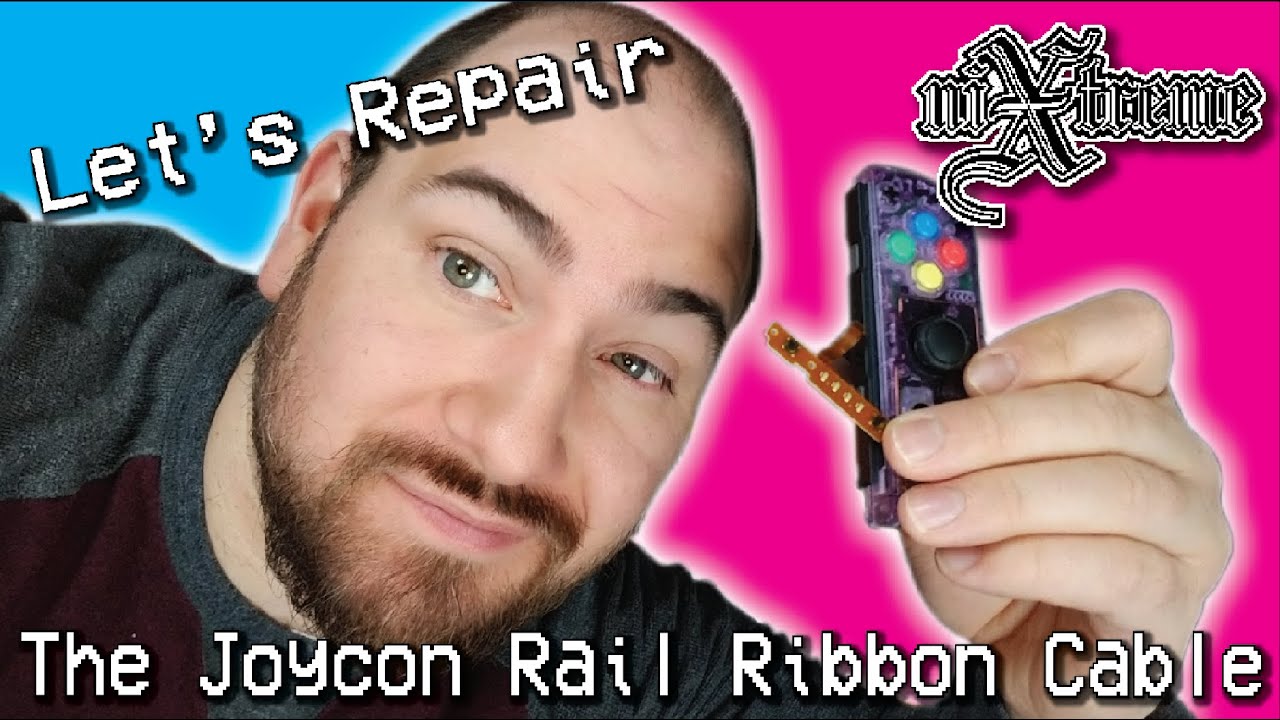 Repairing the Joycon Rail Ribbon Cable - YouTube