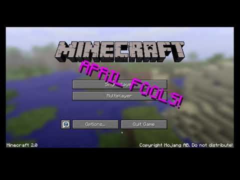 Minecraft 2.0 April fools Gameplay. - YouTube