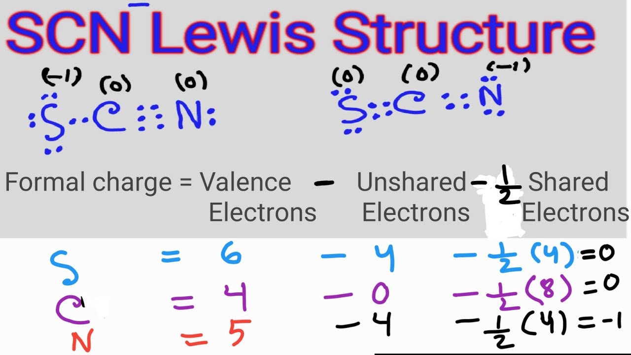 Scn Lewis Structure