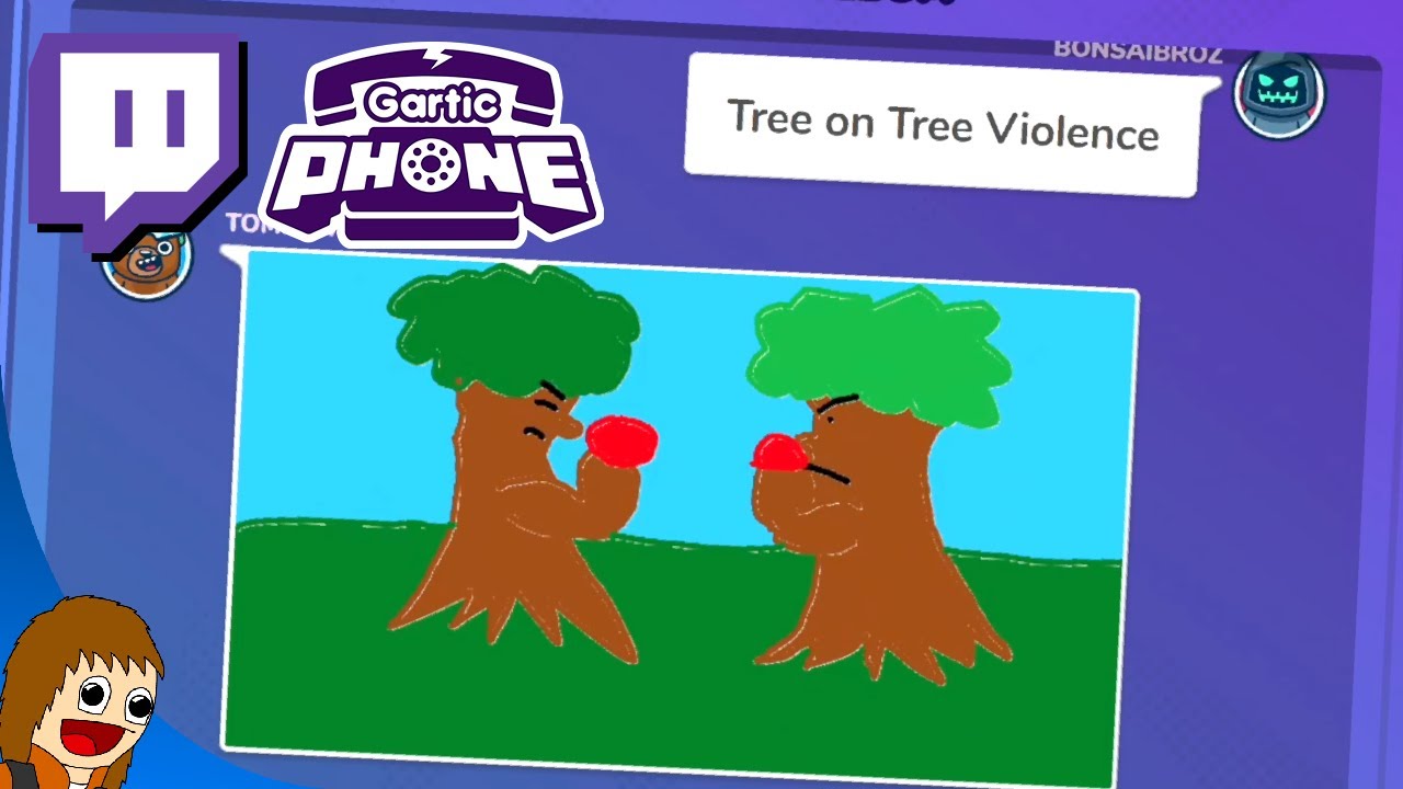 TREE VS TREE BOXING | Gartic Phone w/ Friends! - YouTube