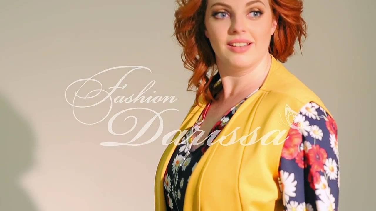 Одежда больших размеров Darissa | Жилет “Джекки” Д001 - YouTube