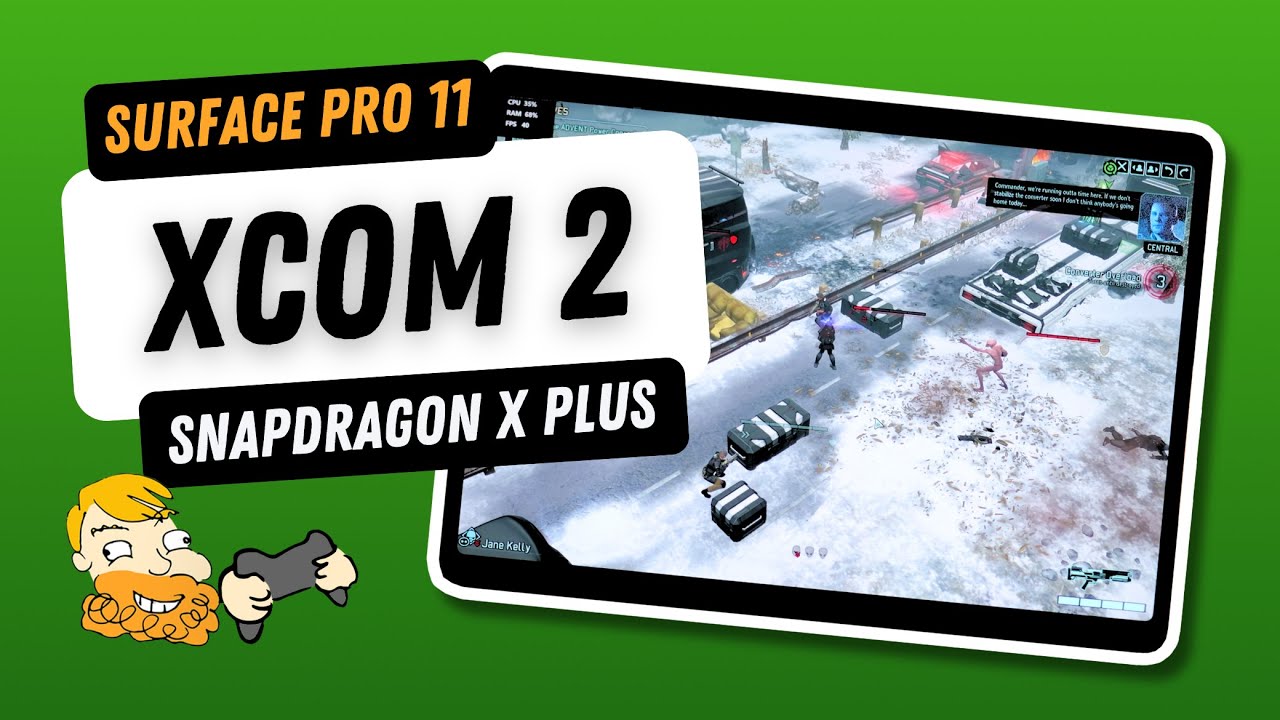 XCOM 2 on Snapdragon X Plus - Surface Pro 11 Gaming - FPS & Performance ...