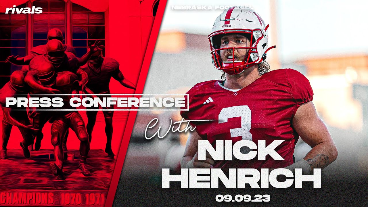 Nebraska Football: Nick Henrich discusses Huskers 36-14 loss to ...