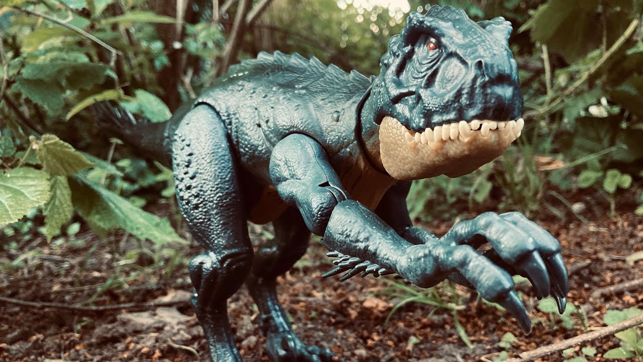 Jurassic world Scorpios Rex (slash’n battle version) - YouTube