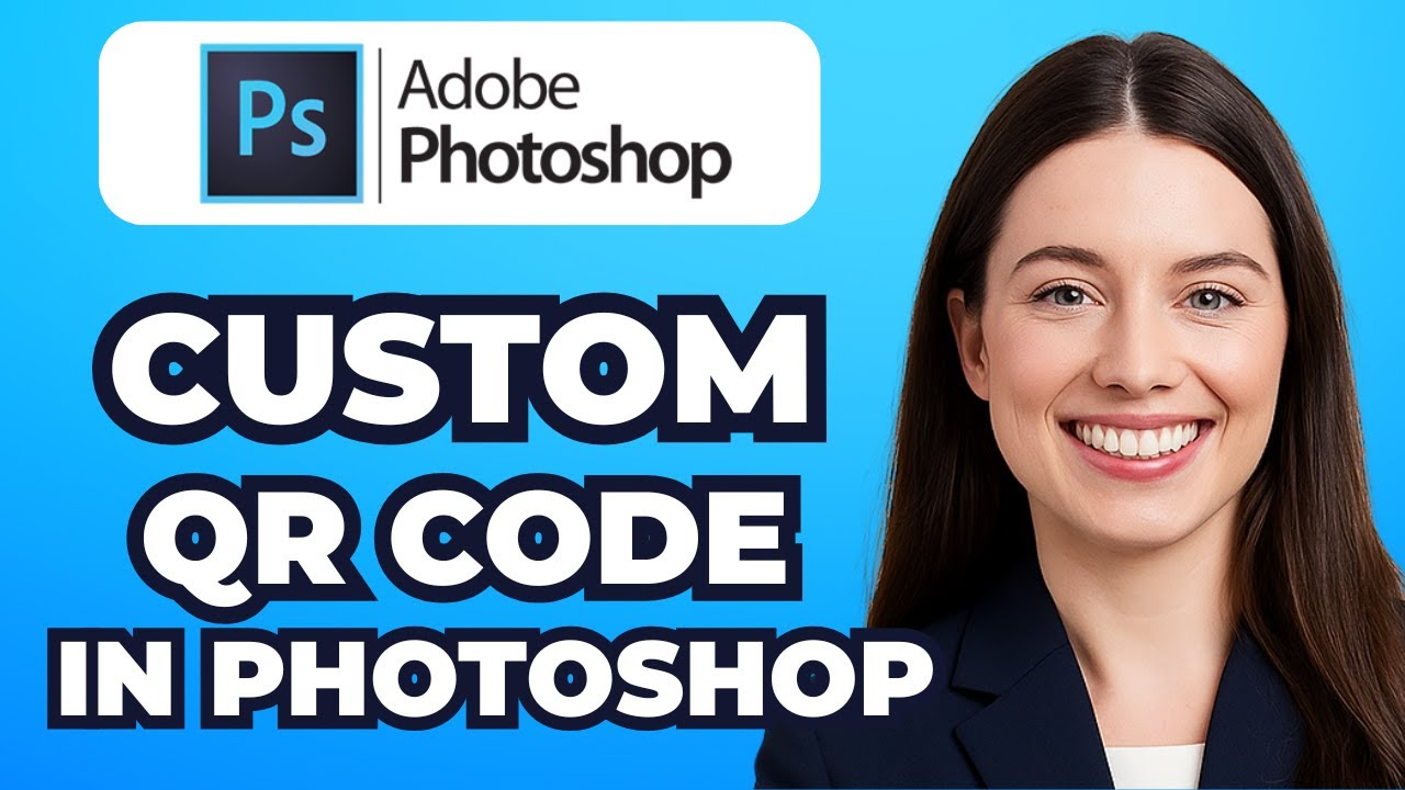 How to Create a Custom QR code in Photoshop (Quick Method) - YouTube
