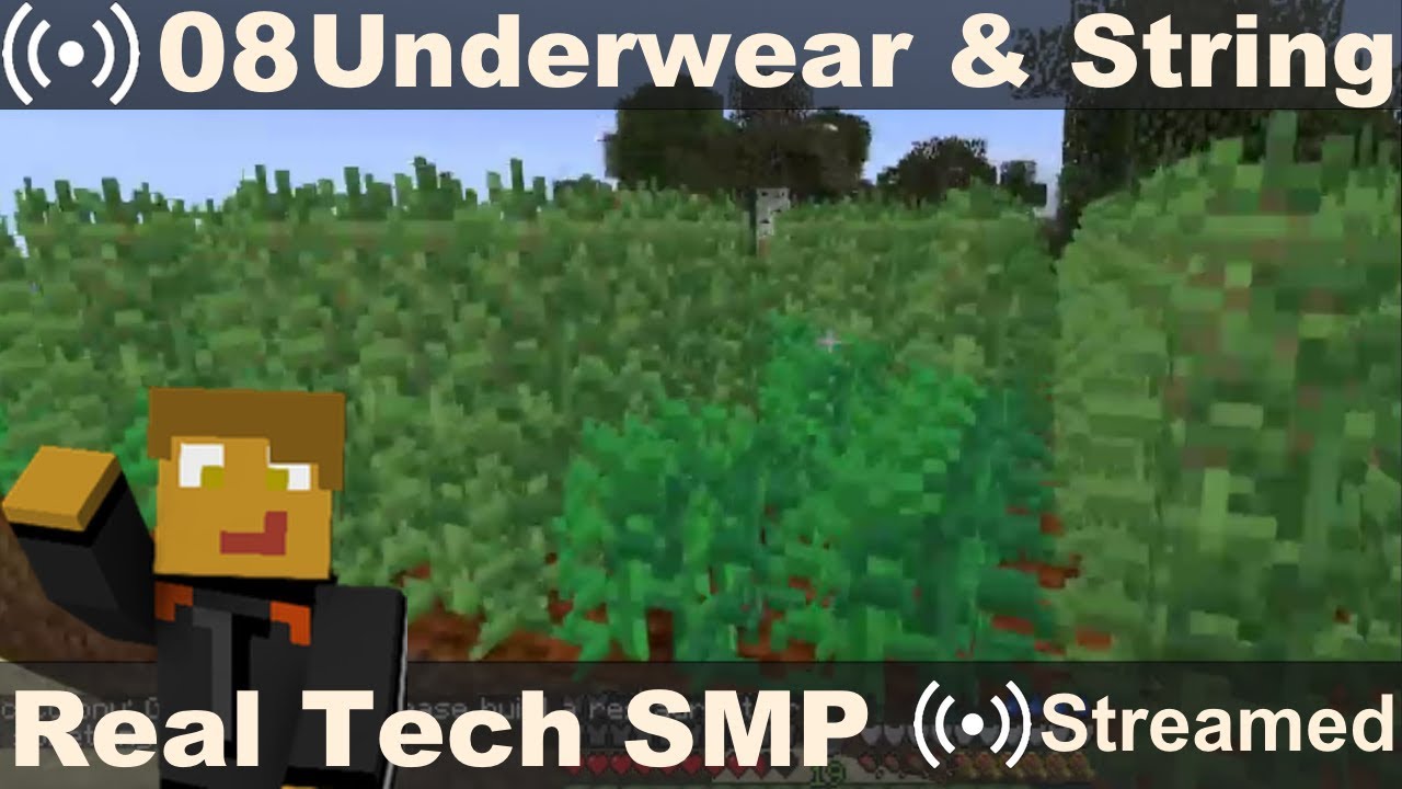 Real Tech SMP Stream 08 - Armor Underwear & More Minecolonies - YouTube