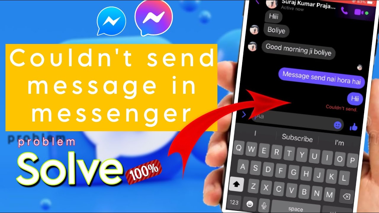 [100%Solved] Couldn’t Send message in messenger | fail to send message ...