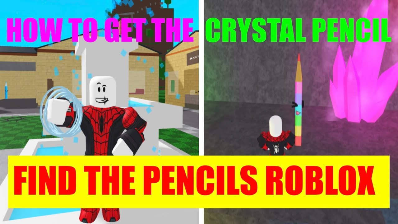 HOW TO GET THE CRYSTAL PENCIL IN FIND THE PENCILS ROBLOX 4/66 - YouTube