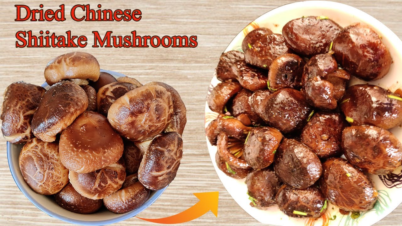 Braised Dry Chinese Shiitake Mushroom || Healthy Recipe - YouTube