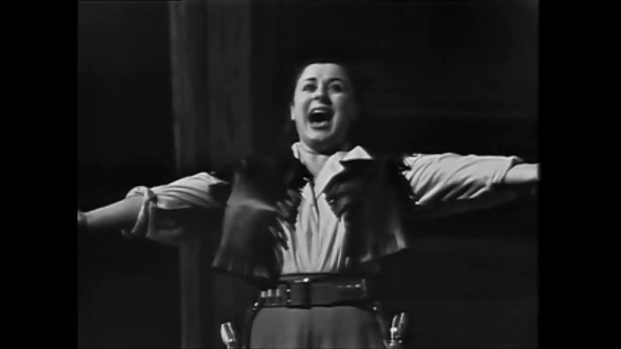 Puccini - La Fanciulla del West - Laggiù nel Soledad - Antonietta Stella (Tokyo, 1963) - YouTube