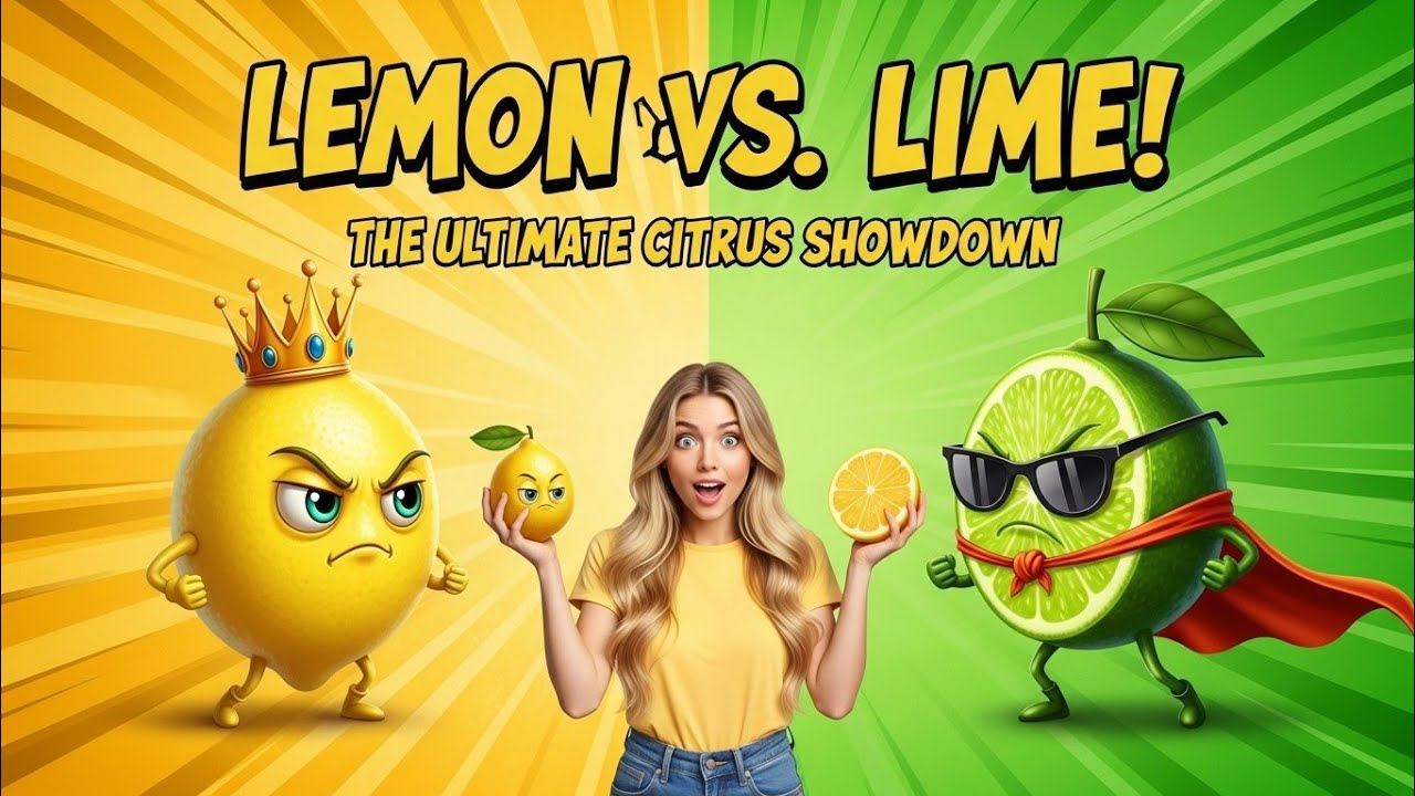 Lemon vs. Lime: The Ultimate Citrus Showdown! - YouTube