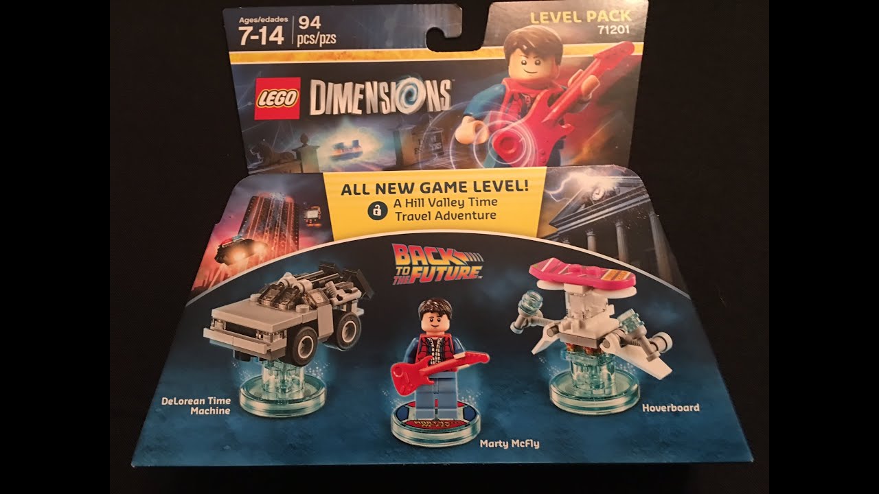Back To The Future Level Pack Lego Dimensions Unboxing & Building - YouTube