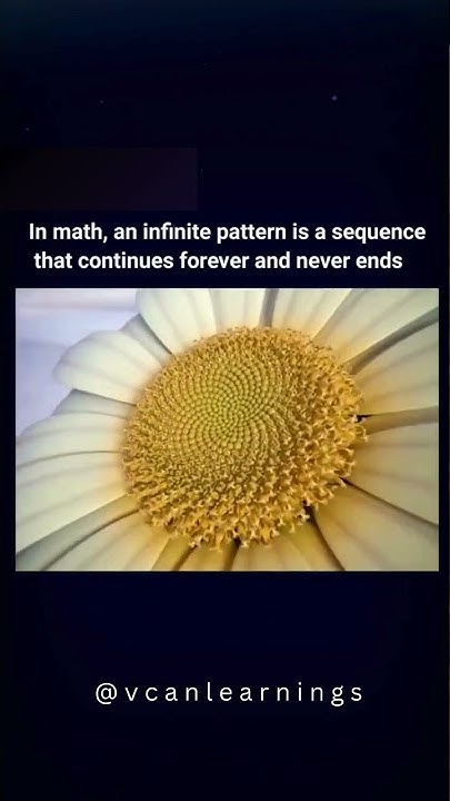 Unlock the beauty of infinite patterns in math! ♾️ #maths #pattern # ...
