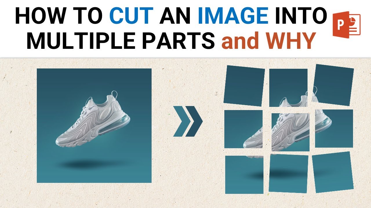 How to Cut an Image into 9 Equal Pieces and Why? | PowerPoint ...
