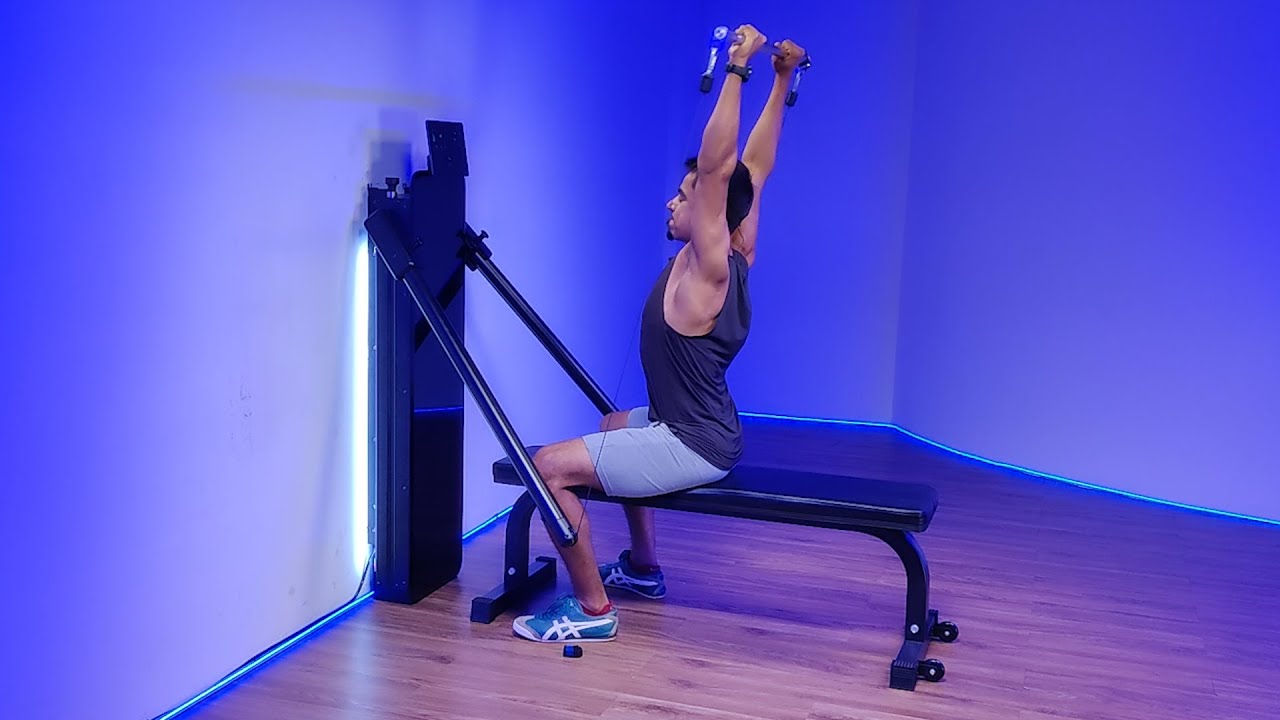 Seated Barbell Shoulder Press | Aroleap x - YouTube