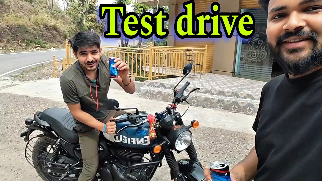 Bike test drive dost and reaction - YouTube