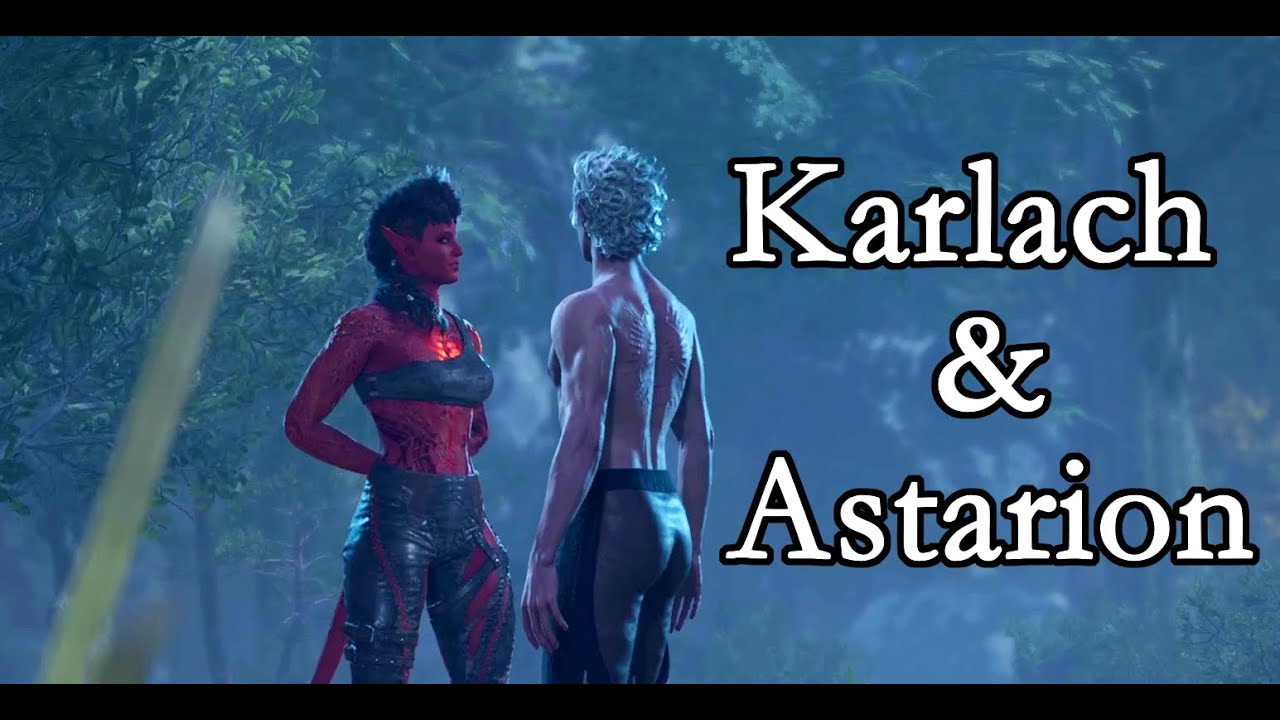 Karlach x Astarion Camp Party Scene (Karlach Origin Run, Baldur's Gate ...