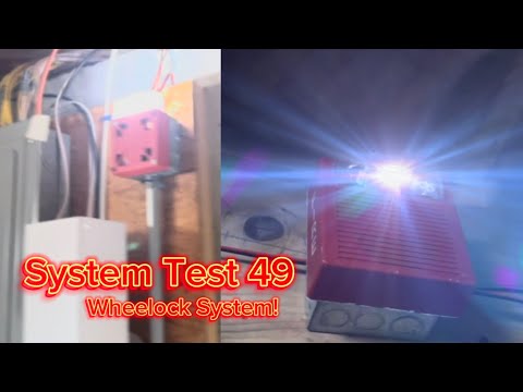 Fire Alarm System Test 49: Wheelock System - YouTube
