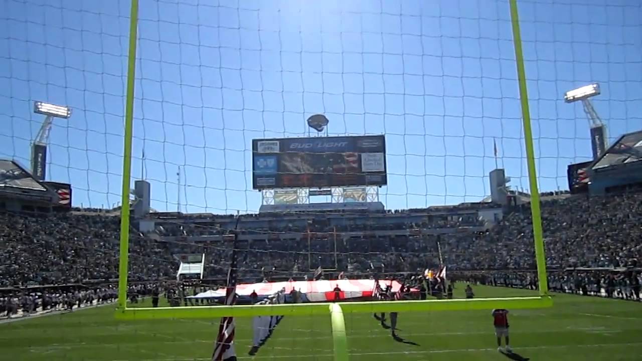 Houston Texans at Jacksonville Jaguars National Anthem & Flyover (11/14 ...