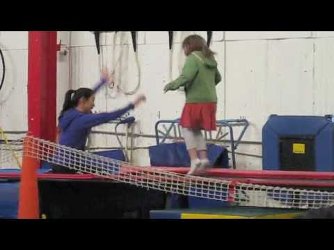 Mika and Camila Having Fun at Trapeze Arts