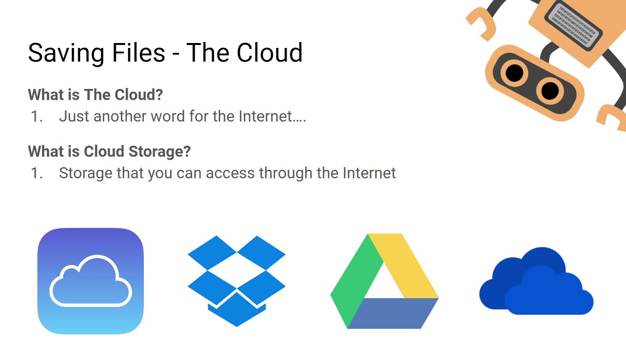 KS3 Computing - Storage and Cloud Computing - YouTube