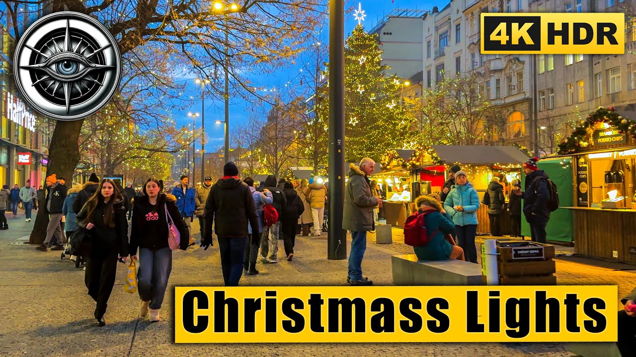 Prague Advent Lights | Early December Walk Through the Festive City ...