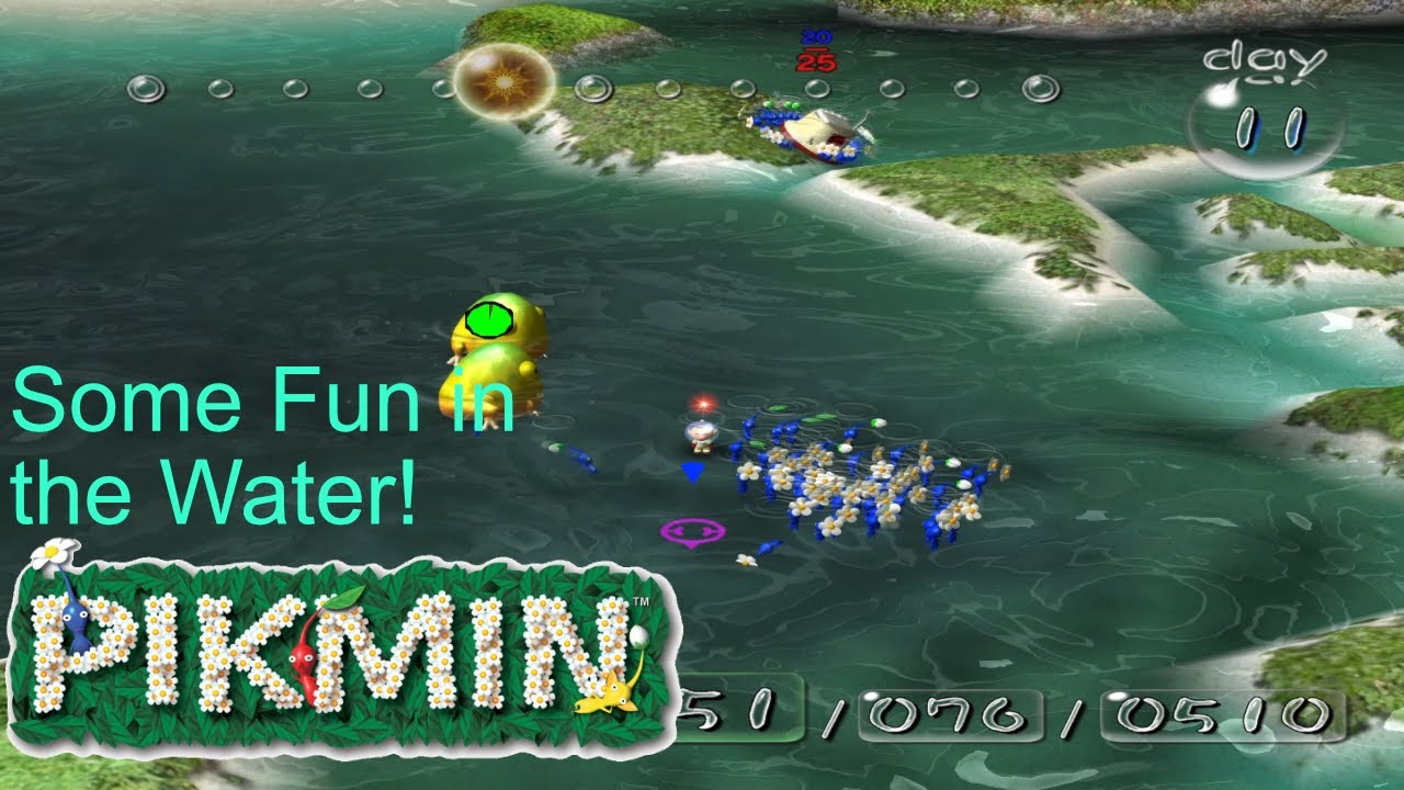 Pikmin Part 11: Some Fun in the Water! - YouTube