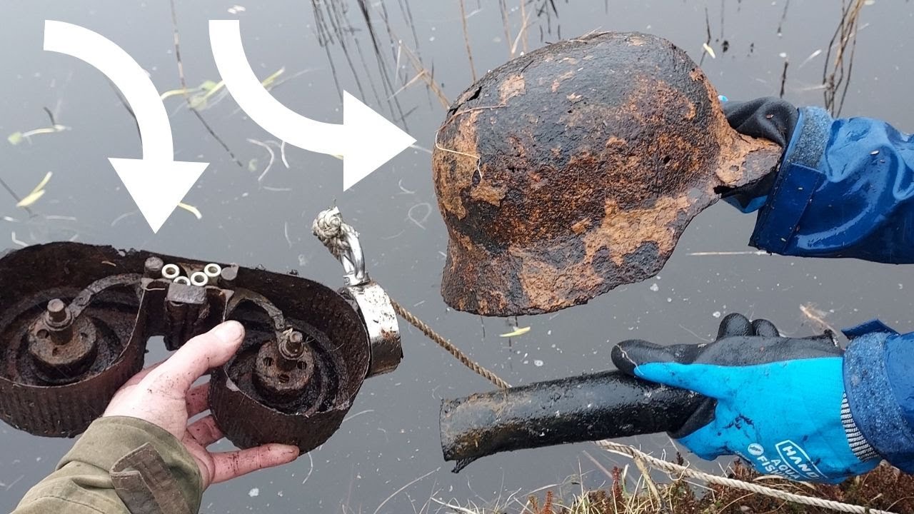 Magnet fishing gone terribly right. German WW2 location and FANTASTIC ...