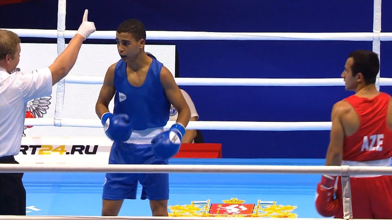 Round of 32 (52kg) YUSIFZADA Masud (AZE) vs MORTAJI Said (MAR) /AIBA ...