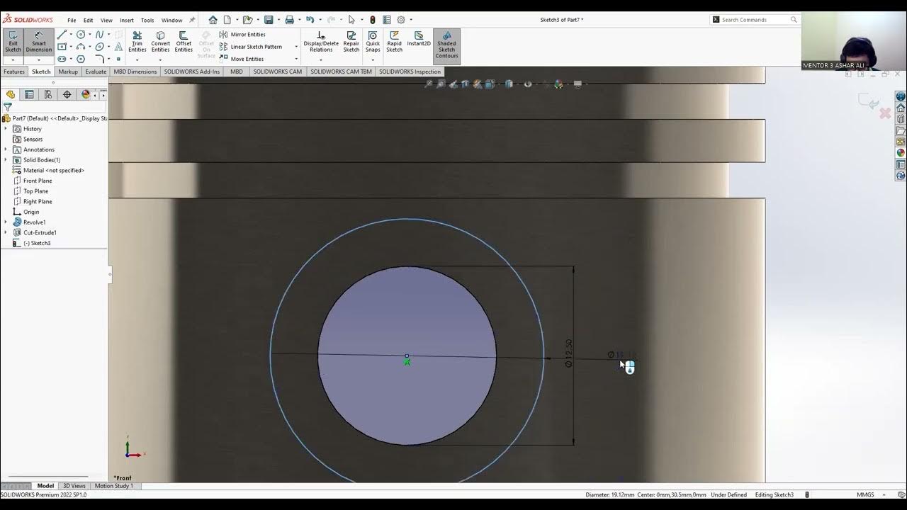 TUGAS 2 CAD/CAM - ENGINE - SOLIDWORKS - ASHAR ALI - YouTube