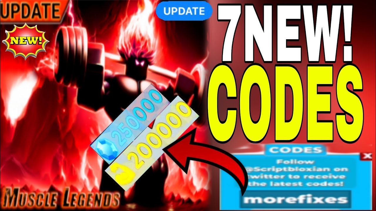 ⚠️ NEW UPDATE ⚠️ ALL WORKING CODES FOR MUSCLE LEGENDS IN DECEMBER 2024 ...