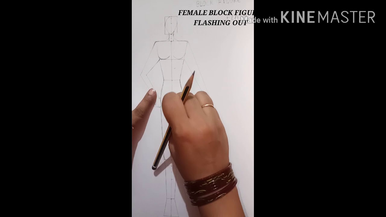Fashion figure block figure flashing - YouTube
