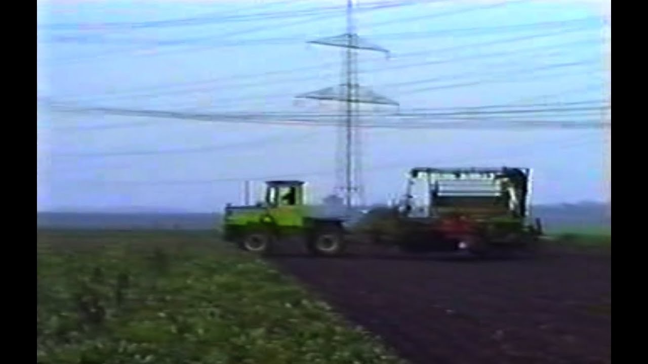 MB Trac 1000 mit Stoll Rübenroder 1990 in 4:3 - YouTube