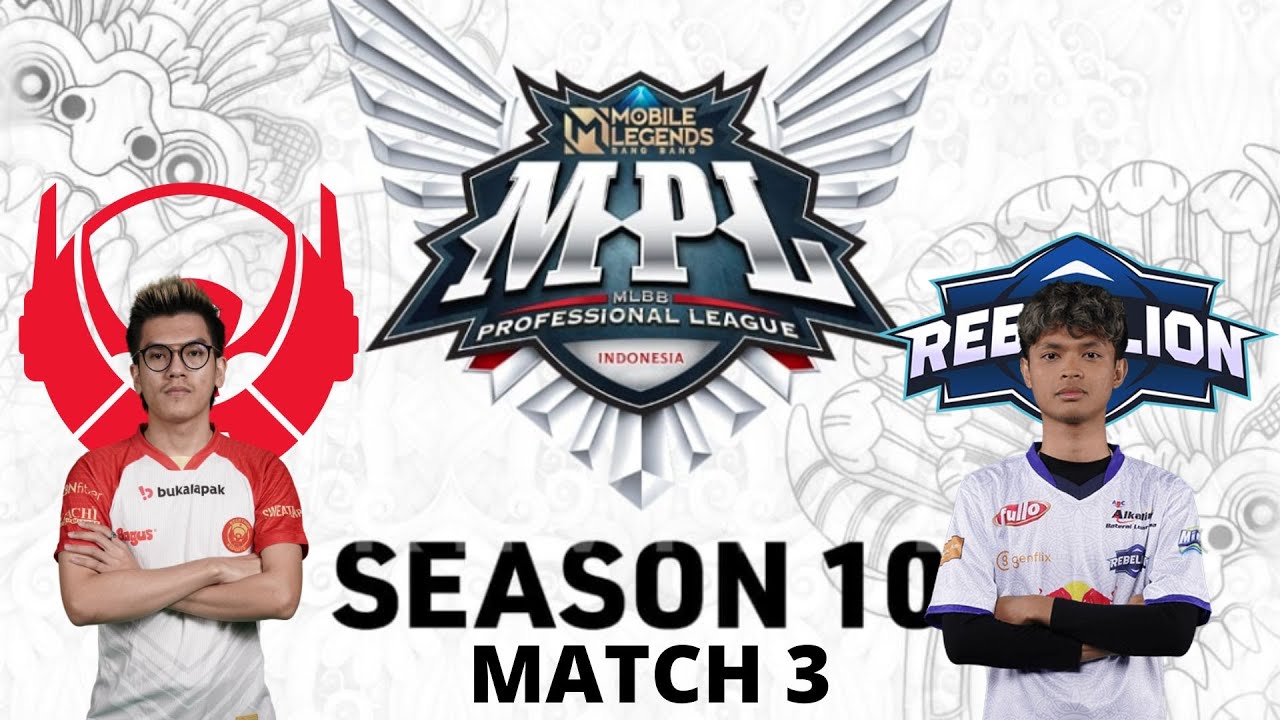 BIGETRON ALPHA vs REBELLION Game 3 BTR vs RBL MPL S10 Week 5 - YouTube