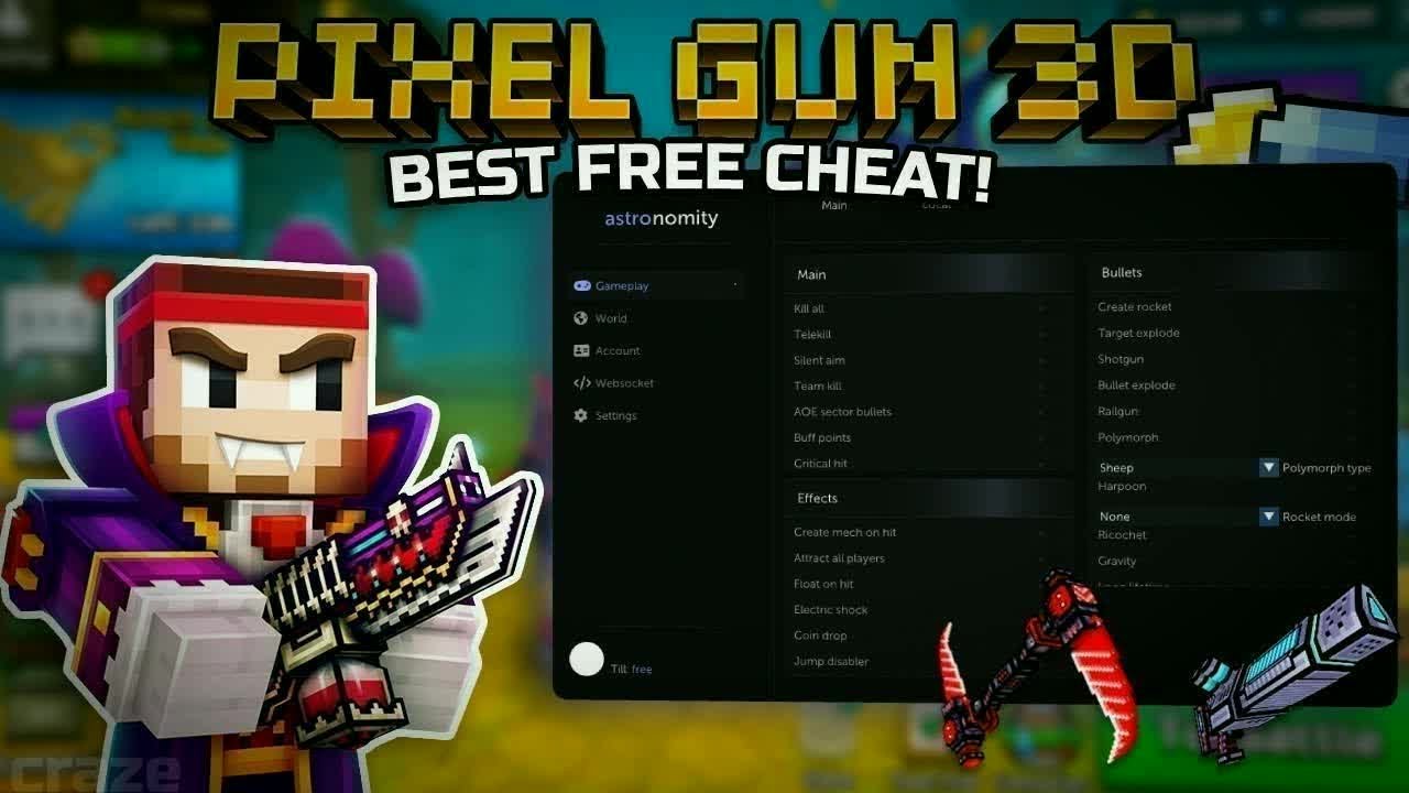 Pixel Gun Hacks Free | Pixel Mod Menu [Free 2024] | Pixel Gun 3d Hack ...