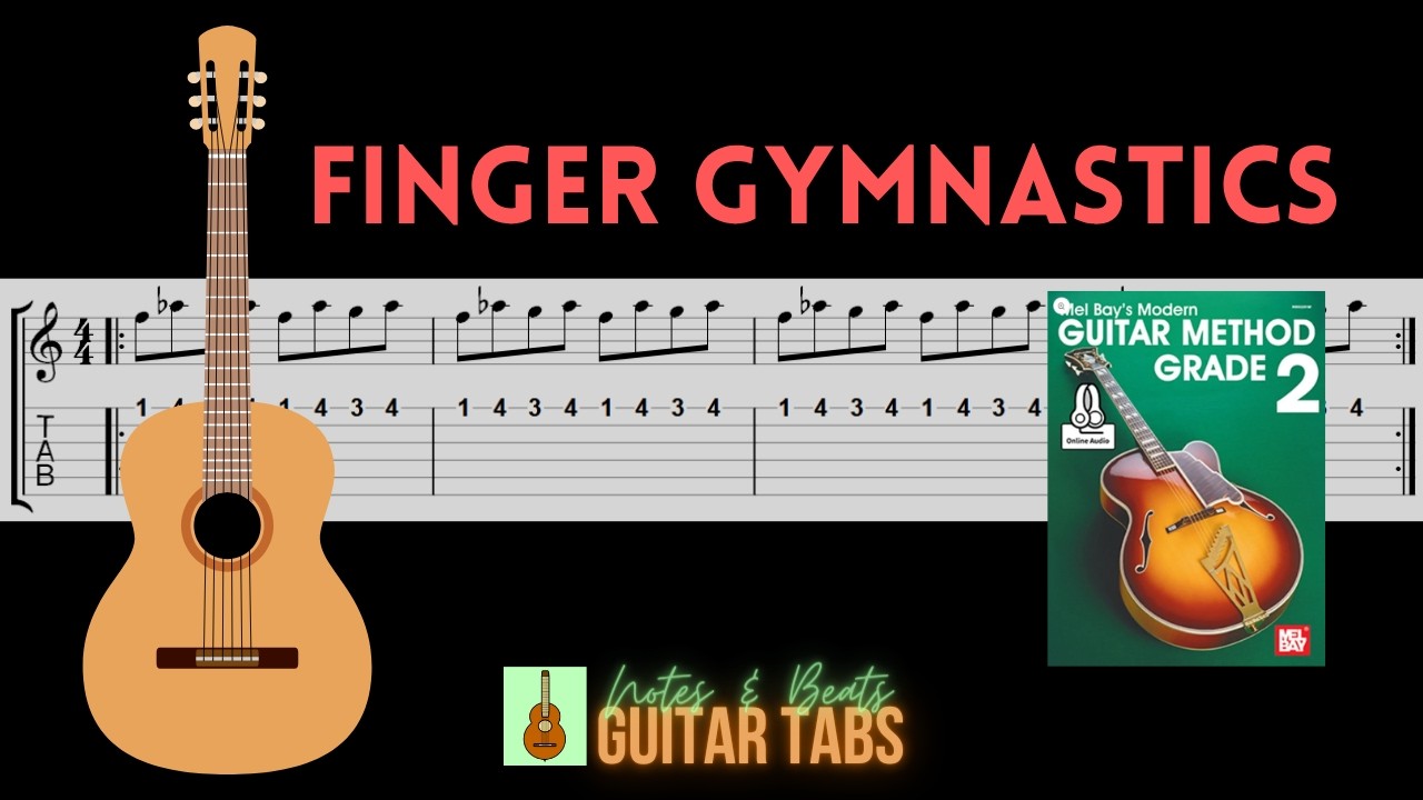 (29 of 82) Mel Bay Grade 2- Finger Gymnastics GUITAR TAB - YouTube