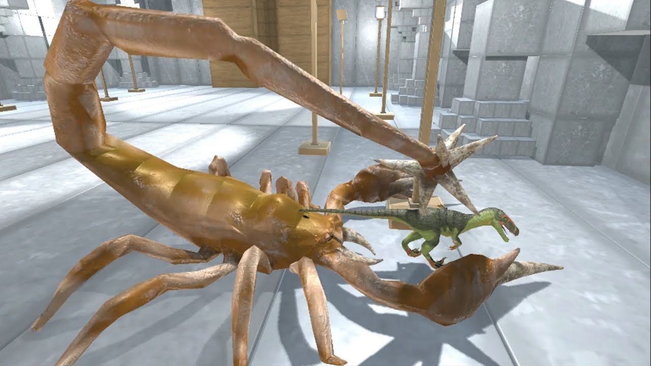 Mutant Scorpion Titan in Heroes Hall vs ALL UNITS Animal Revolt Battle ...