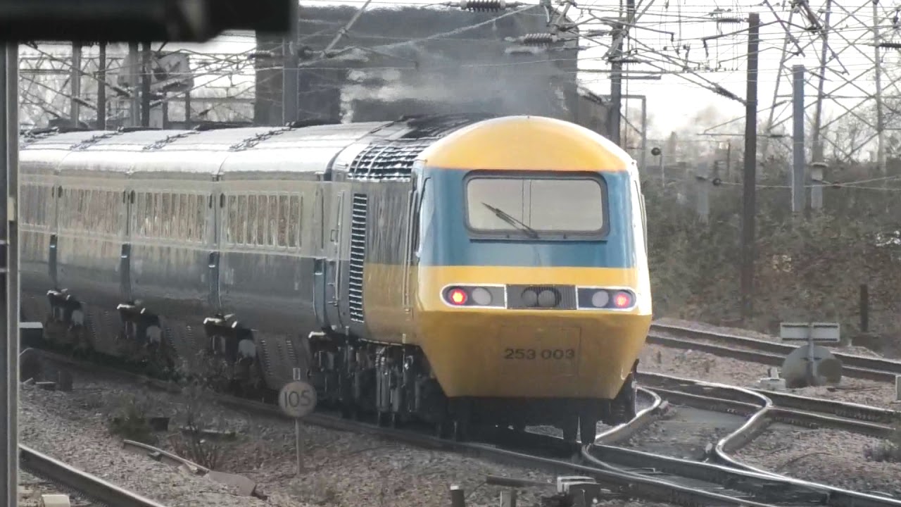 East Coast HST 125 Farewell Tour E43112 & W43006 + ECS @ Peterborough ...