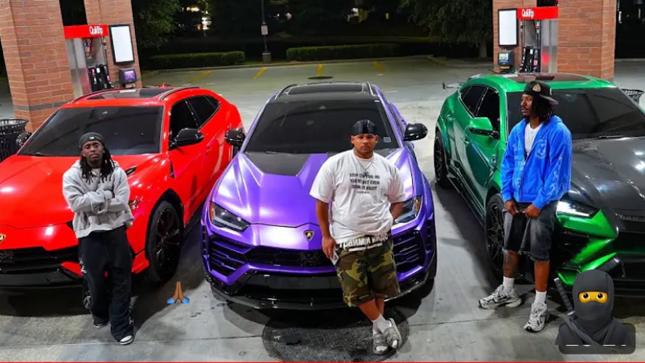 KAI ,FANUM ,& DUKE Lamborghini URUS Showdown in Atlanta - YouTube