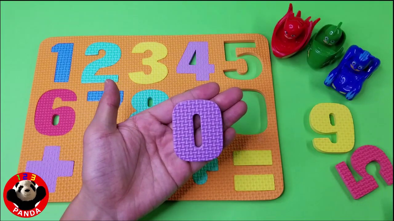 PJ Mask Learn Numbers 1 to 10 for Kids | Count Numbers - YouTube