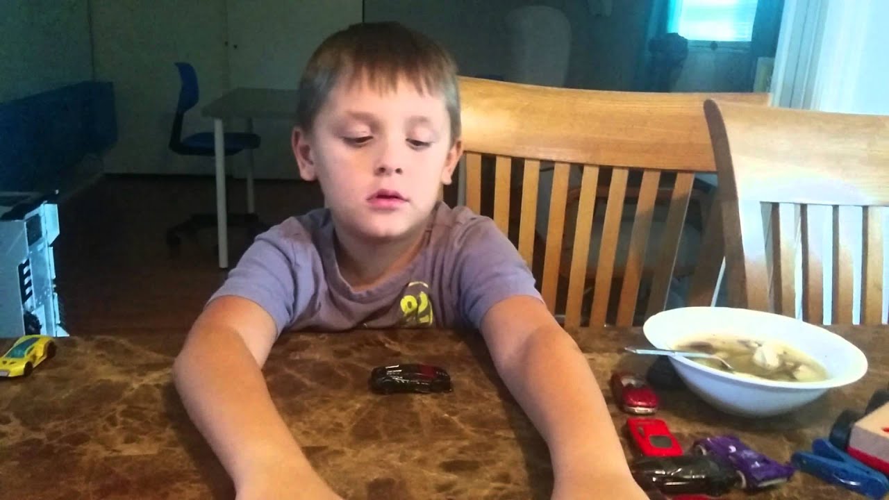 Autism, cars are one of his happy places - YouTube