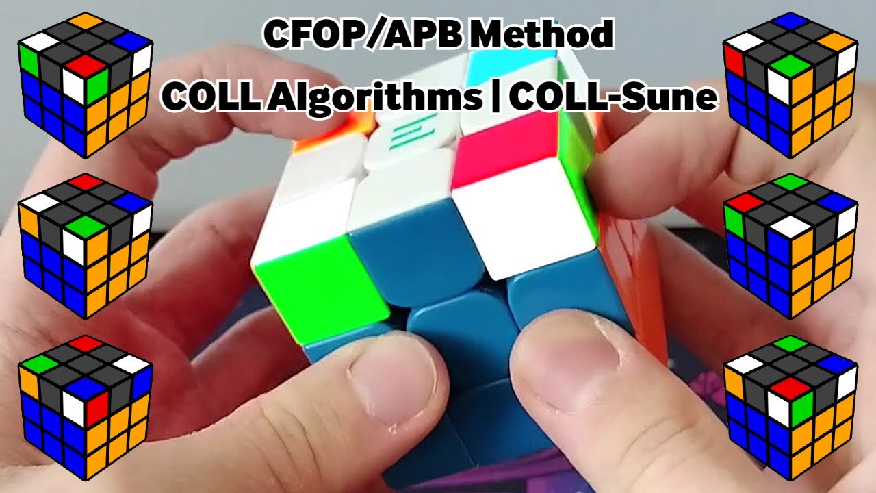 Coll Sune Coll Algorithms Finger Tricks Cfop Method And Apb Method