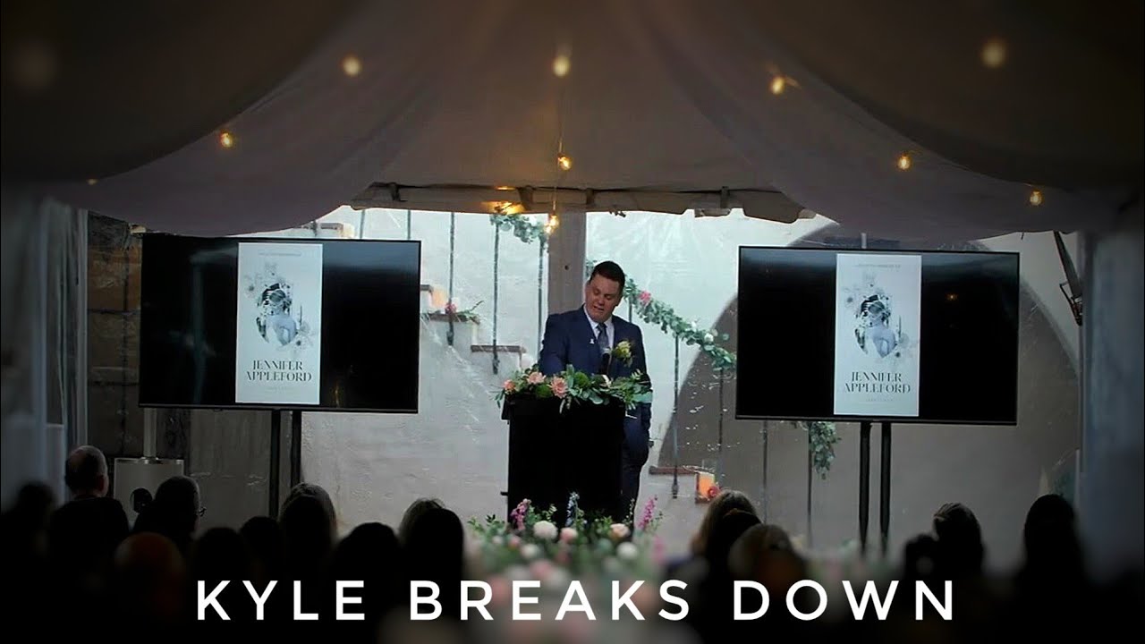 Kyle Apple Breaks down into tears at Jenny's Funeral Service - YouTube