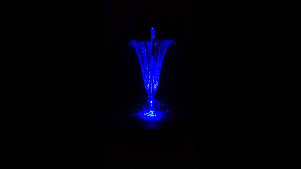 Oase Vulkan Fountain & Aquabrite LED - Colour Choices - YouTube