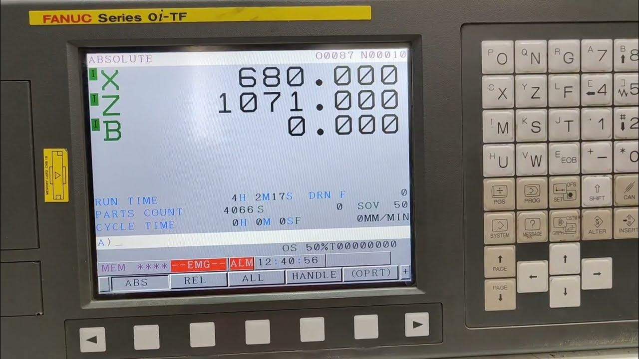 Fanuc System Oi-TF | Fanuc Series Oi-TF | Oi-TF System Problem | System Problem👉 Display White ...