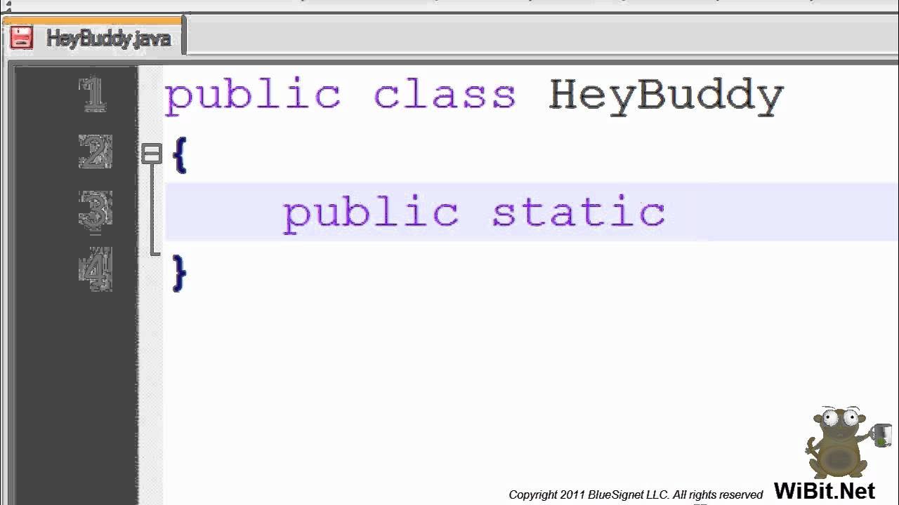 WiBit.Net Programming in Java - Introduction - Lab 1.3 - YouTube